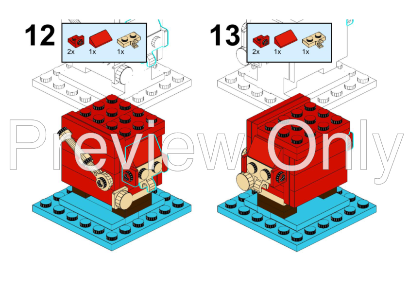 LEGO MOC Arrietty & Sho - Studio Ghibli BrickHeadz by NinjaChips20 ...