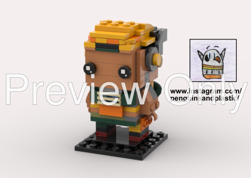 LEGO MOC VALORANT Raze Brickheadz by Penguins and plastic | Rebrickable ...