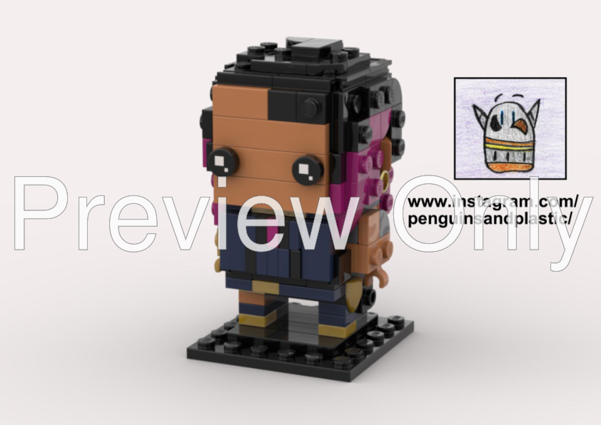 LEGO MOC VALORANT Reyna Brickheadz by Penguins and plastic ...