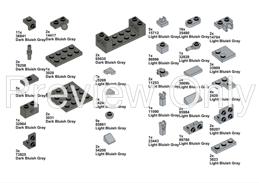 LEGO MOC 76912 Nissan R32 Skyline GT-R by KMPMOCS | Rebrickable - Build ...