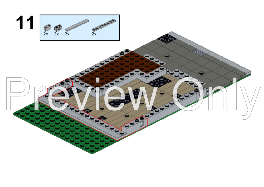 Lego Moc Modular Parisian Apartment Building By Creable Rebrickable