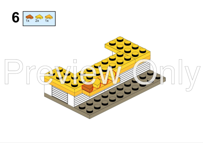 LEGO MOC Cheese stand by gabizon | Rebrickable - Build with LEGO