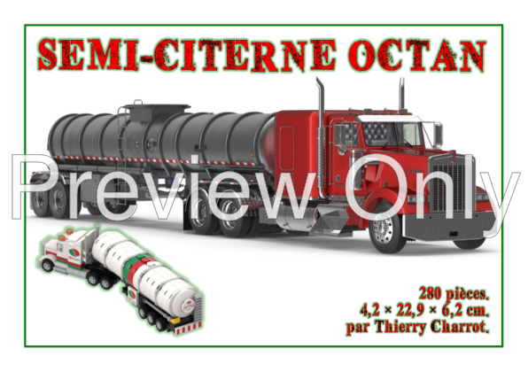 LEGO MOC Mini Semi-Trailer - Octan Tanker by Thierry | Rebrickable ...
