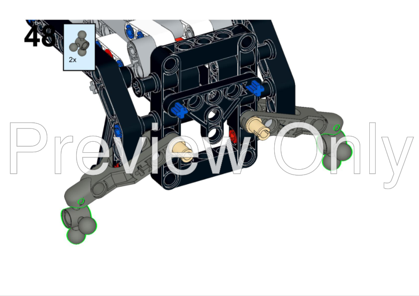 LEGO MOC Lowrider hopper chassis by RedHotRod | Rebrickable - Build ...