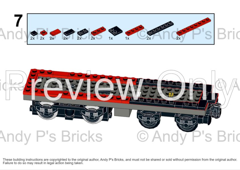 LEGO MOC-138099 Class 43 HST Power Cars In Classic Virgin Trains Livery ...