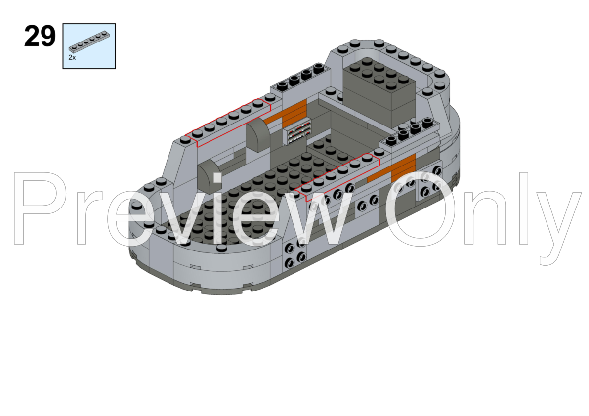 LEGO MOC SW - Crait Turrets by Sarinoo90 | Rebrickable - Build with LEGO