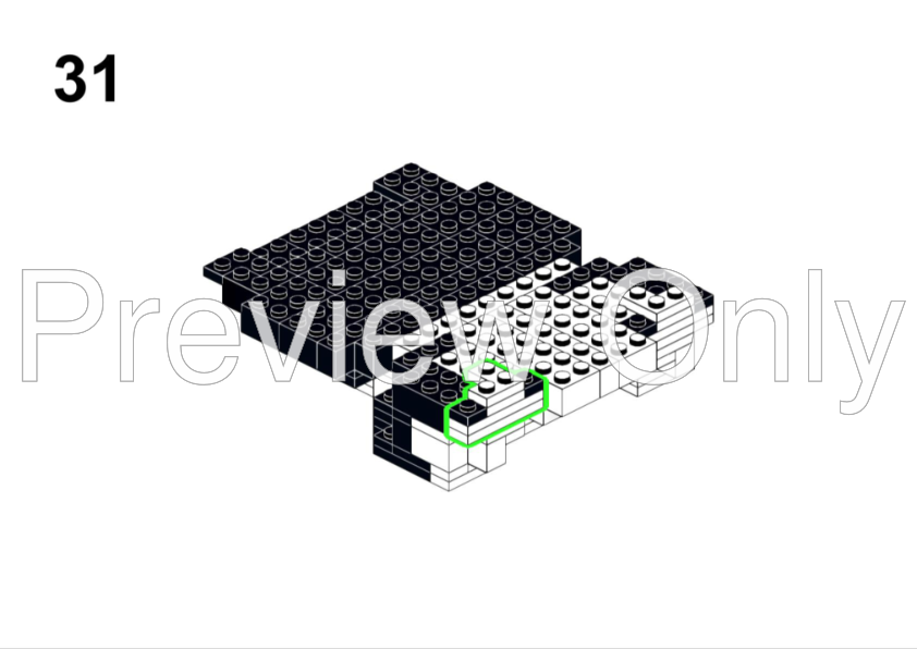 LEGO MOC Collie Dog Sculpture by jamiehall | Rebrickable - Build with LEGO