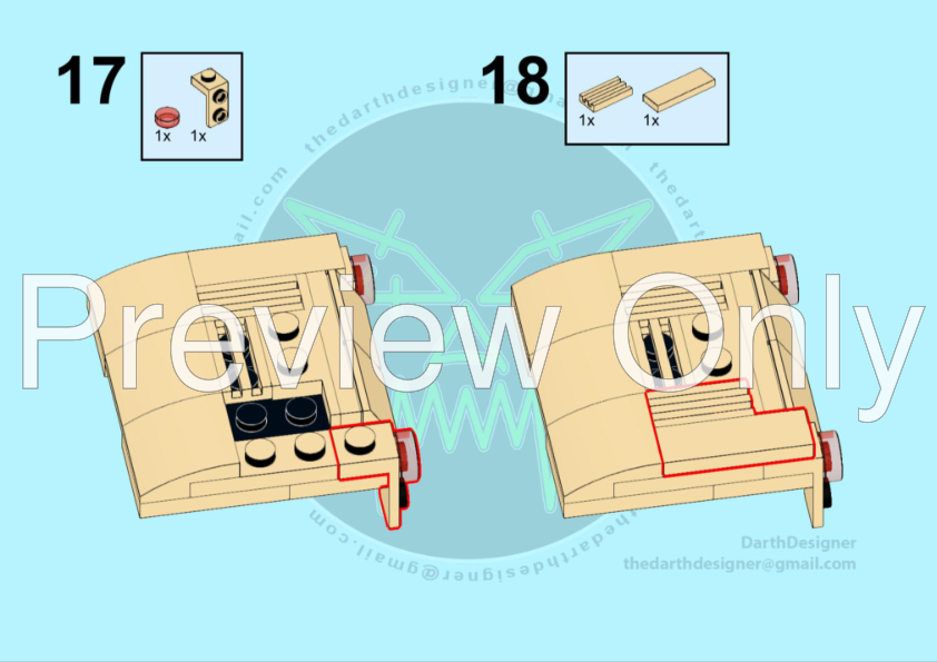 LEGO MOC Mini M1A2 ABRAMS Tank | MBT - 1:70 Scale by DarthDesigner ...