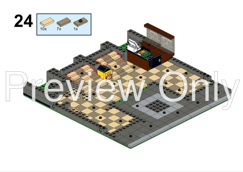 Lego Moc Modular Train Station By Lefisch Rebrickable Build With Lego