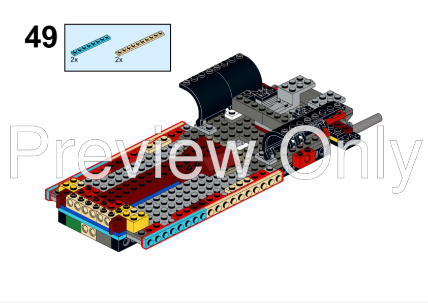 LEGO MOC 10304 - Charger by Gnat.bricks | Rebrickable - Build with LEGO