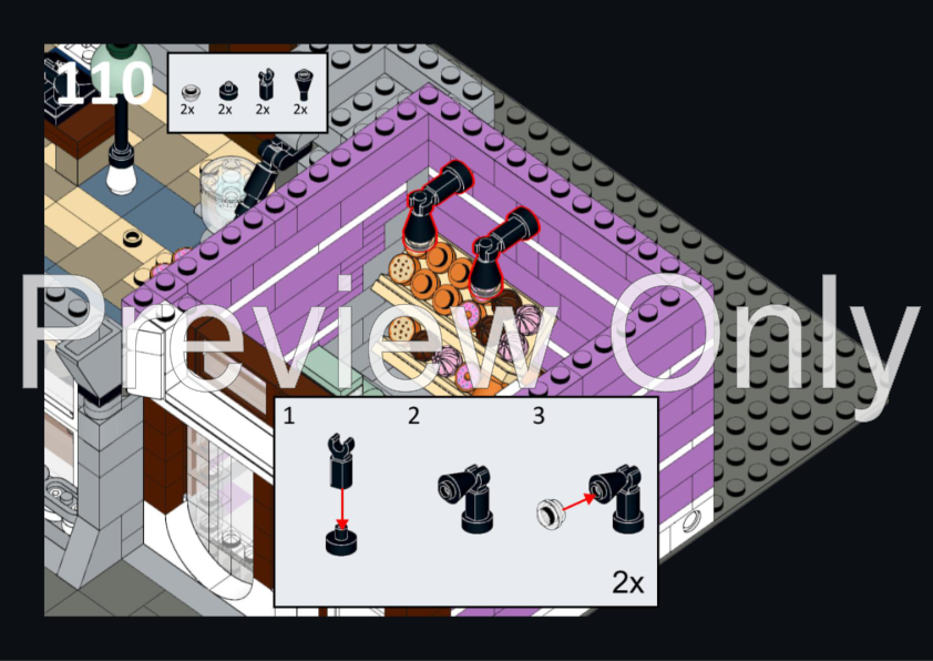 LEGO MOC Call Center - 10278 Police Station Alternative Build by PL ...