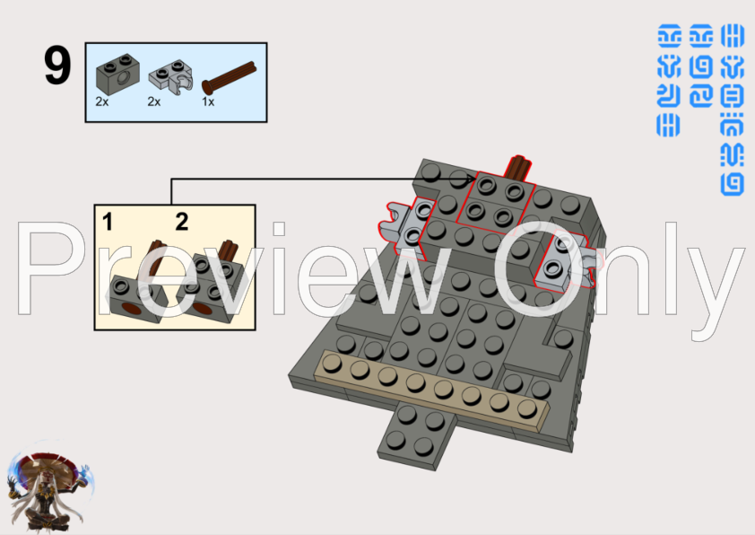 Lego Moc Monk Maz Koshia Buildable Character From The Legend Of Zelda