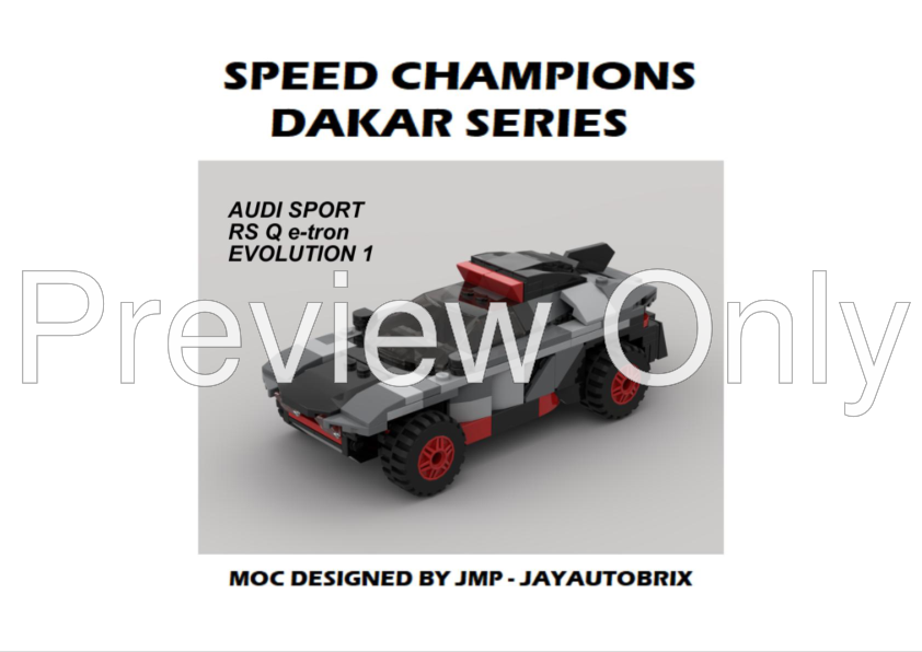 LEGO MOC Audi RS Q e-tron Rally Raid (Dakar) by JMPmodels | Rebrickable ...