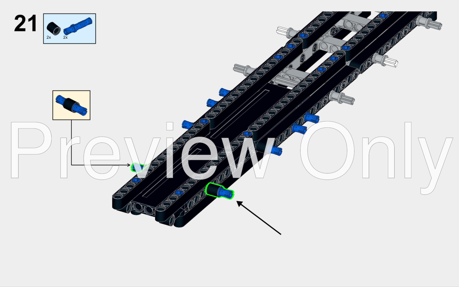 LEGO MOC LOW LOADER TRAILER ( 1:21 Scale ) by BricKimi | Rebrickable ...