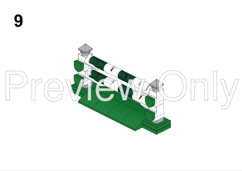 LEGO MOC Horse Jumping Obstacles by Huebre | Rebrickable - Build with LEGO