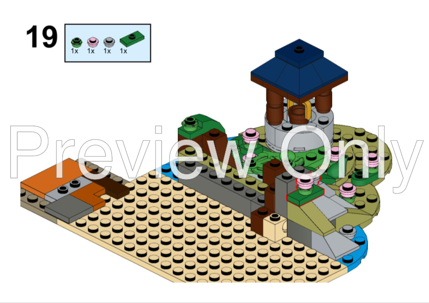 Lego Moc Lion Knights Castle Extension By Garras Rebrickable Build
