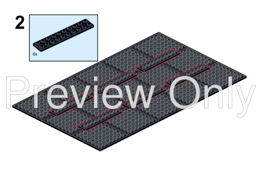 LEGO MOC The Rectangle Frame by Mocker | Rebrickable - Build with LEGO