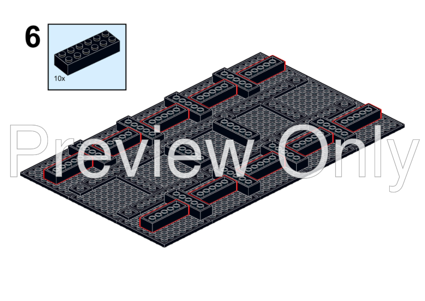 LEGO MOC The Rectangle Frame by Mocker | Rebrickable - Build with LEGO