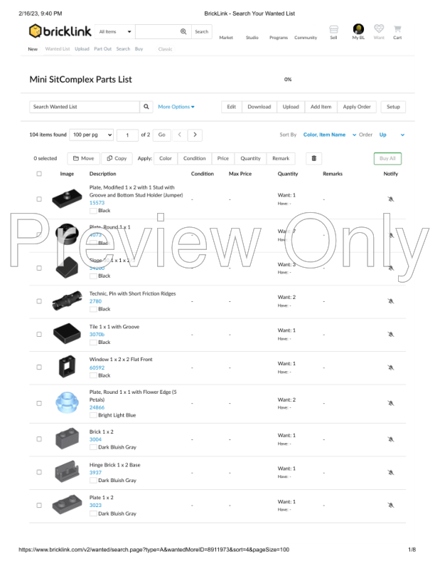 LEGO MOC Mini SitComplex by Brick Artisan | Rebrickable - Build with LEGO