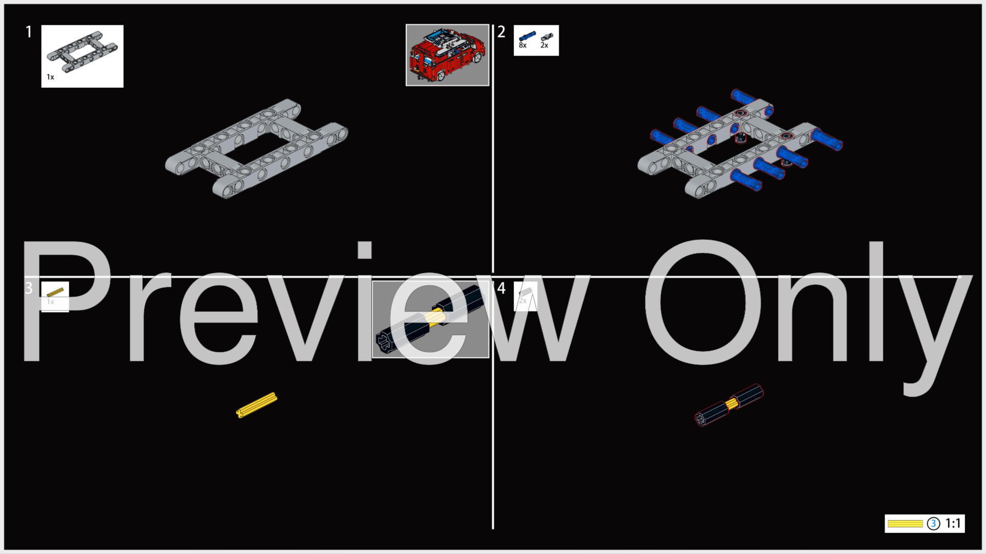 LEGO MOC 42098 Mercedes Vito Campervan by lars_4444 | Rebrickable ...