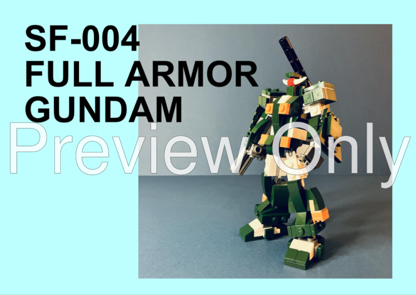 LEGO MOC SF-004 FULL ARMOR GUNDAM by TheLegoGuy31 | Rebrickable - Build with LEGO