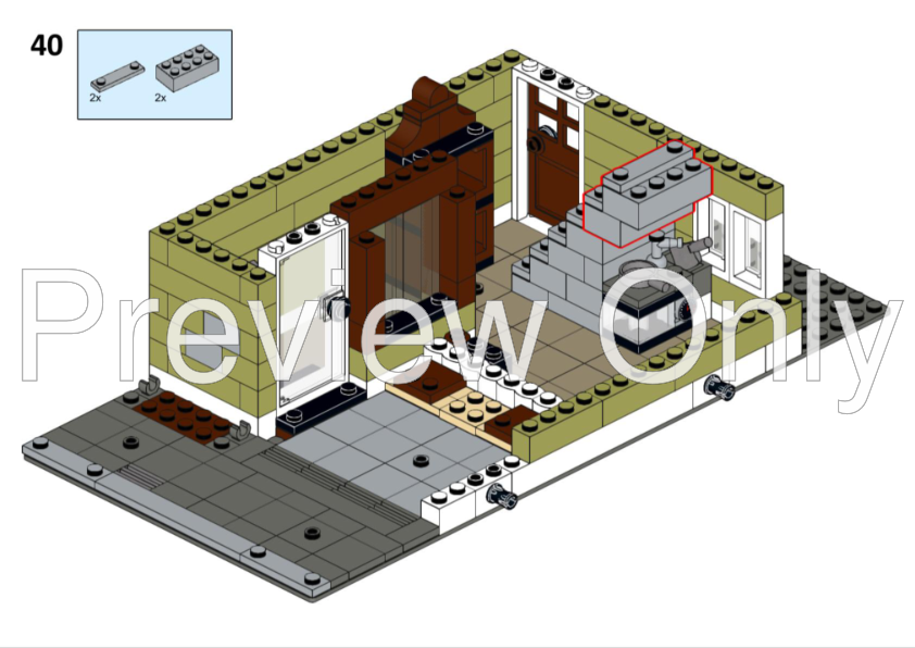 LEGO MOC 31131 Modular Noodle Shop by TheLuckyOne | Rebrickable - Build ...