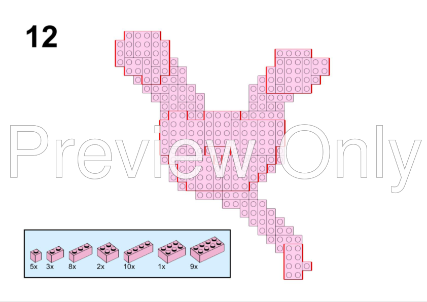Lego Moc Pokemon Mew Statue By Pleaxsy Rebrickable Build With Lego