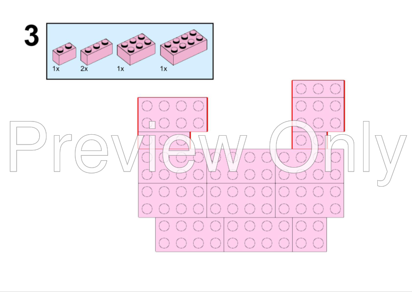 LEGO MOC Pokemon Mew statue by Pleaxsy | Rebrickable - Build with LEGO