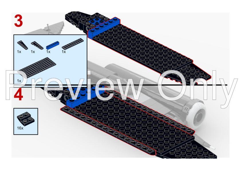 LEGO MOC Thrust SSC by lottiesbricks | Rebrickable - Build with LEGO