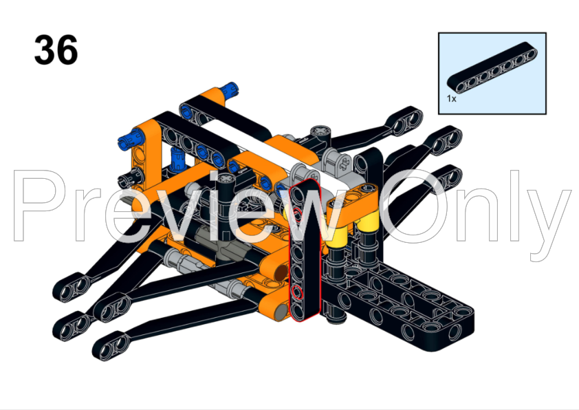 Lego Moc Monster Car 42141 B Model By Legorookie2021 Rebrickable