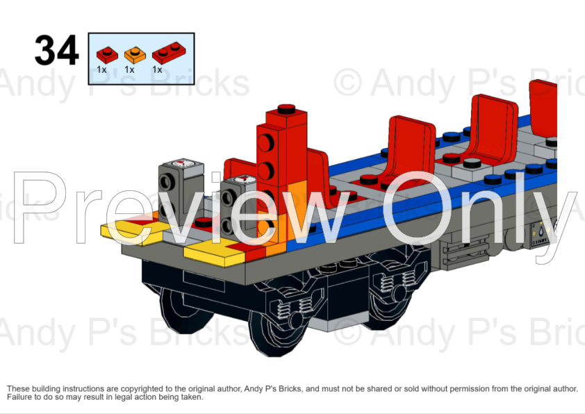 LEGO MOC Class 450 Desiro 4-Carriage EMU Train in South West Trains ...