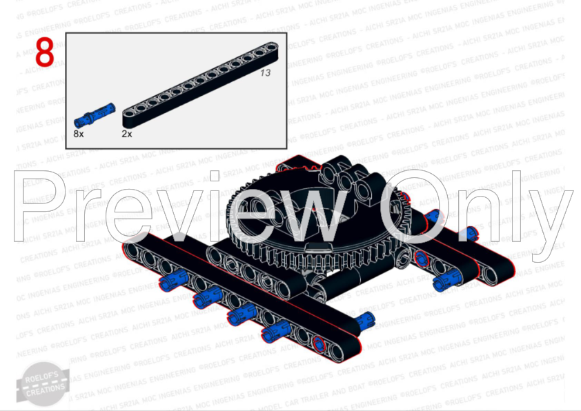 LEGO MOC CRAWLER BOOMLIFT MOC Aichi SR21A by Roelofs Creations ...