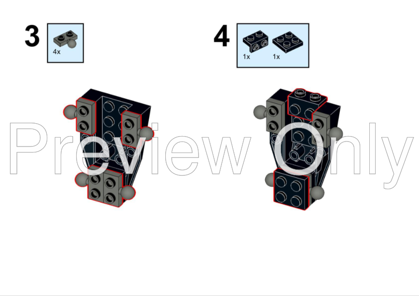 LEGO MOC Humanoid Robot RH-S-2 by graeymaelkyn | Rebrickable - Build ...