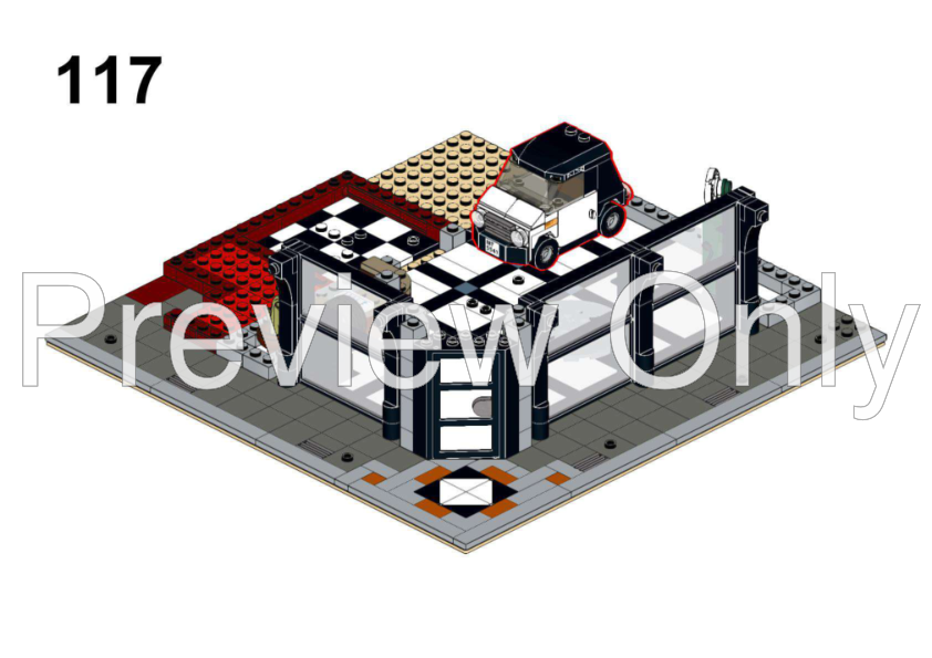 Lego Moc Modular Car Showroom By Al3xw40 Rebrickable Build With Lego