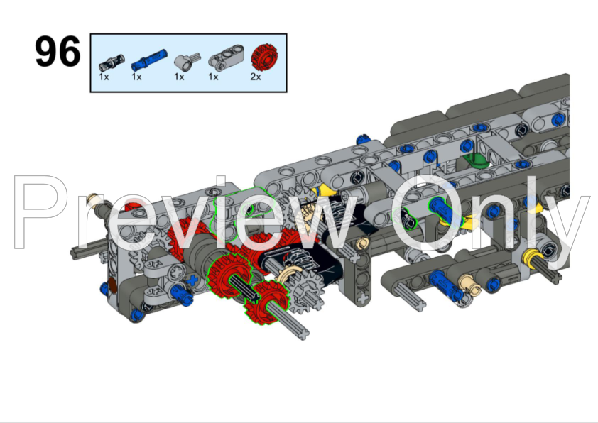 Lego Moc Walking Floor Trailer Full Rc With 4 Functions Pu By