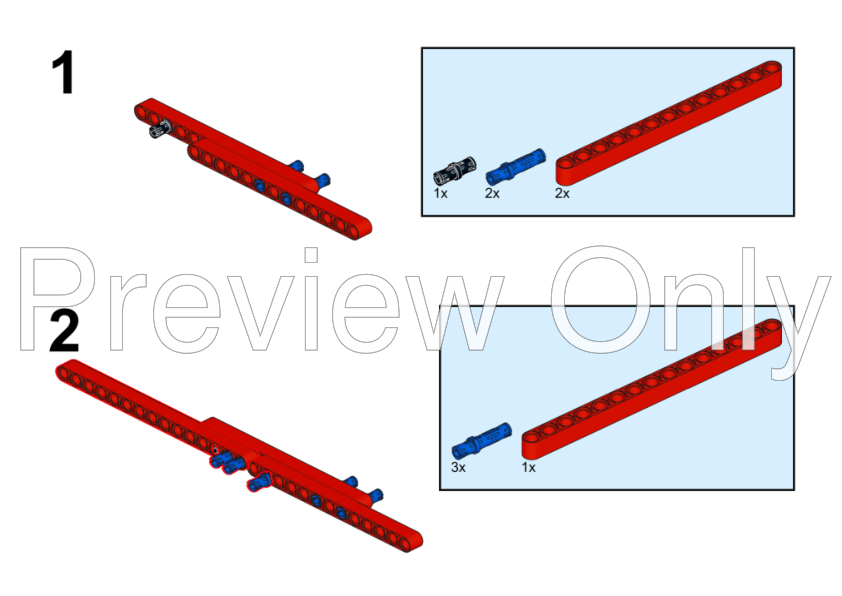 LEGO MOC 8285 RC with suspension by OleJka | Rebrickable - Build with LEGO