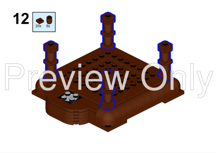 LEGO MOC gramophone by IKZELF121 | Rebrickable - Build with LEGO