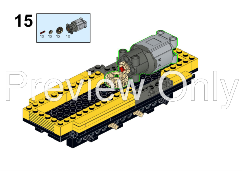Lego Moc V60 Max BÖgl 8 Wide For M Wheel By Dynabrixx Rebrickable