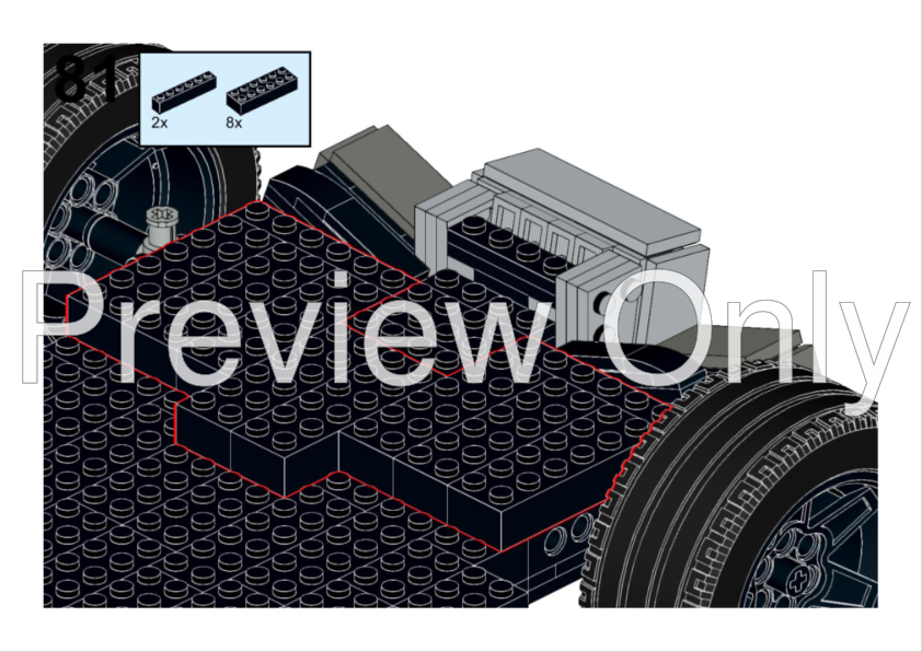 Lego Moc Rocket League Breakout By Saladtable Rebrickable Build