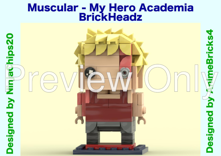 LEGO MOC Muscular - My Hero Academia BrickHeadz by NinjaChips20 ...