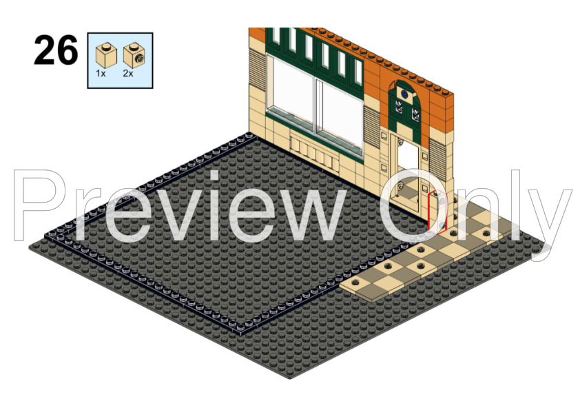 LEGO MOC Corner Modular Building with Rooftop Restaurant by ...