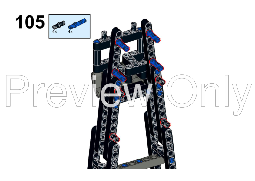 Lego Moc Grúa Portacontenedores By Rpm Technic Creations Rebrickable
