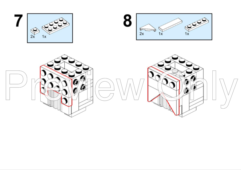LEGO MOC Mon Mothma (Andor) Brickheadz by FMbricks | Rebrickable ...