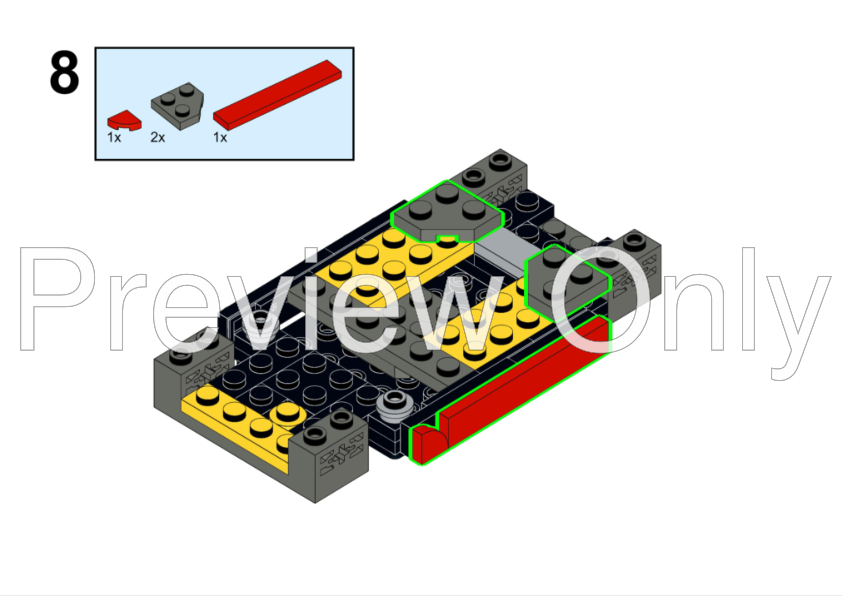 LEGO MOC 76914 Porsche 917K by KMPMOCS | Rebrickable - Build with LEGO