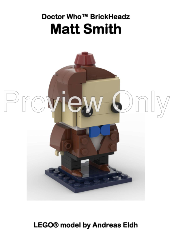 LEGO MOC Doctor Who: Matt Smith by Andreas_Eldh | Rebrickable - Build ...