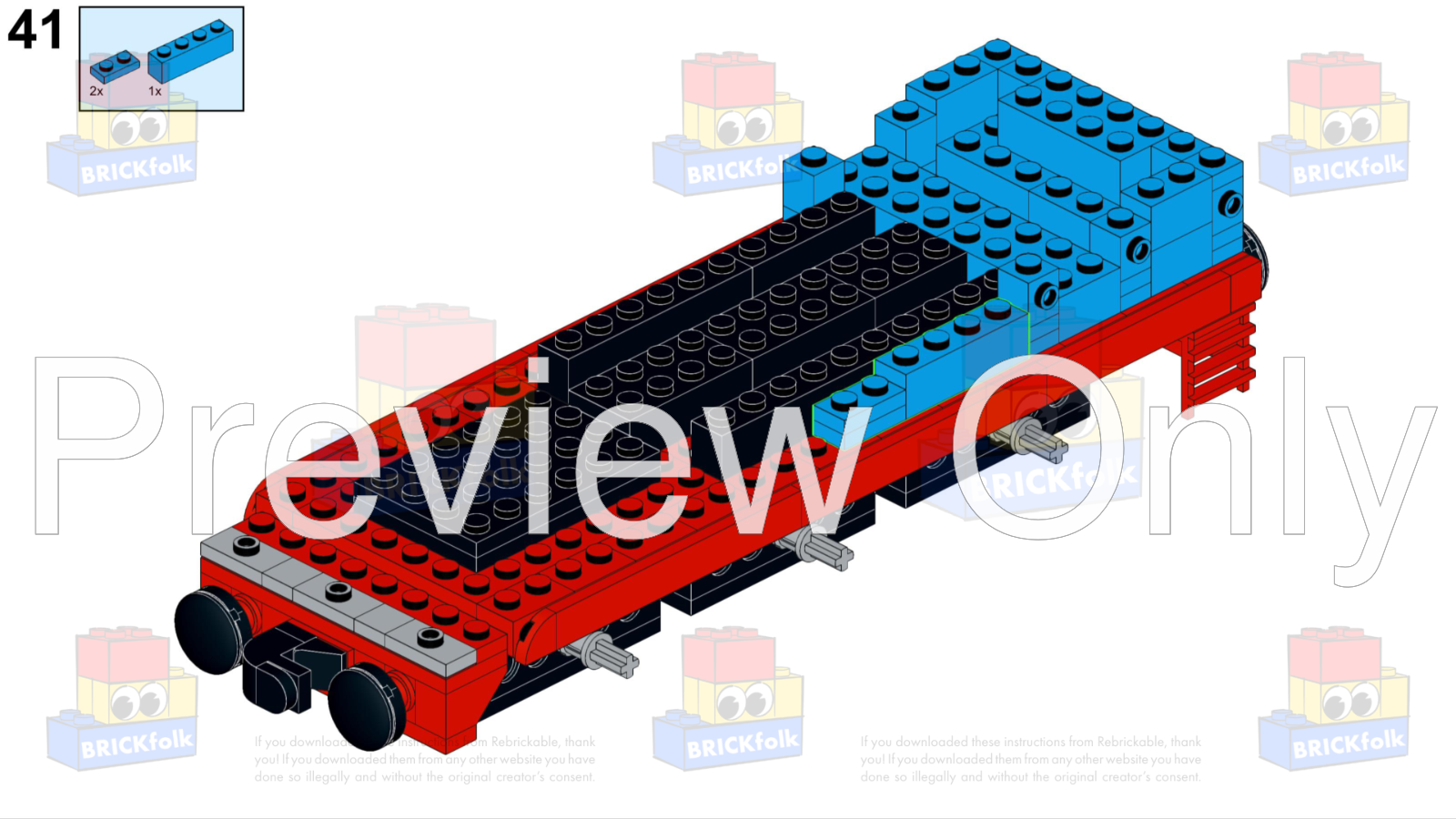 LEGO MOC Thomas the Tank Engine by brickfolk | Rebrickable - Build with ...