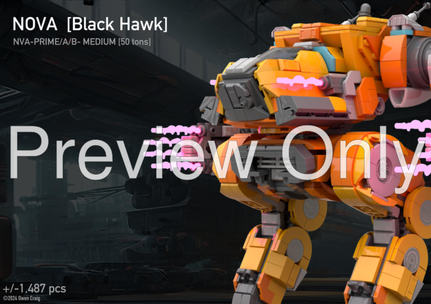 LEGO MOC Nova NVA-Prime/A/B MW5 Clans Battlemech by canuck33 ...