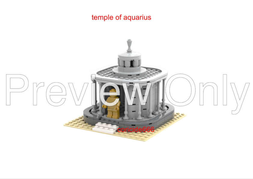 LEGO MOC saint seiya zodiac temple by coricide666 | Rebrickable - Build ...