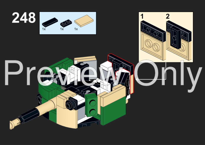 LEGO MOC 1:35 TOG-2* (Camouflage) by super_cacti | Rebrickable - Build ...