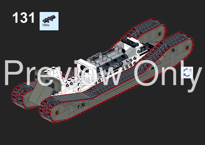 LEGO MOC 1:35 TOG-2* (Gray) by super_cacti | Rebrickable - Build with LEGO